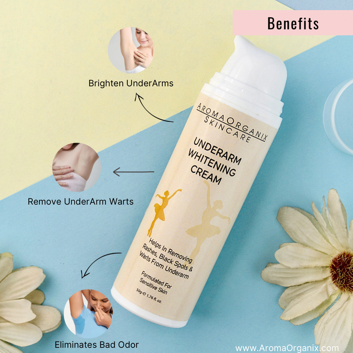 UnderArm Whitening Cream – AromaOrganix